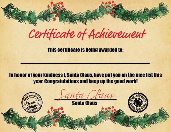 Christmas Achievement Award | Etsy