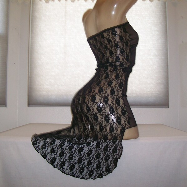 Fishnet Tube Dress - Etsy