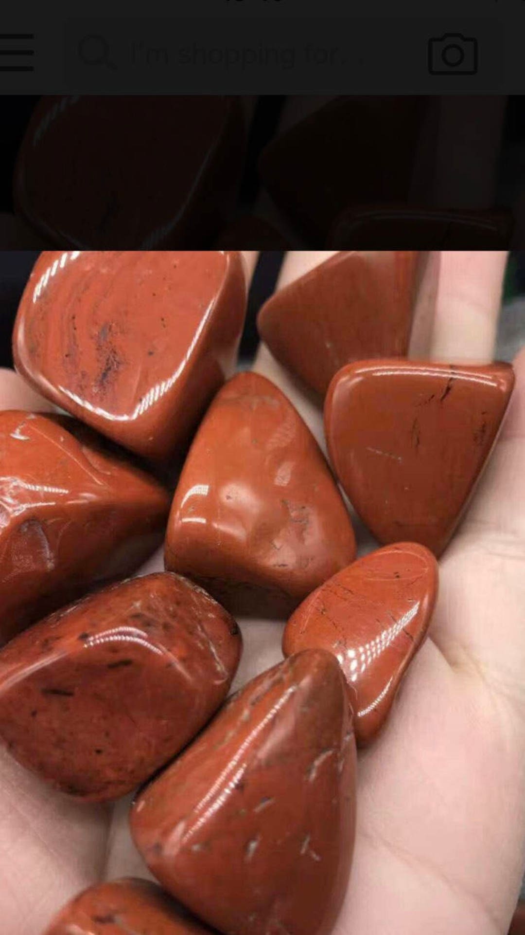 Natural Red Jade Quartz Crystal Gemstone - Etsy