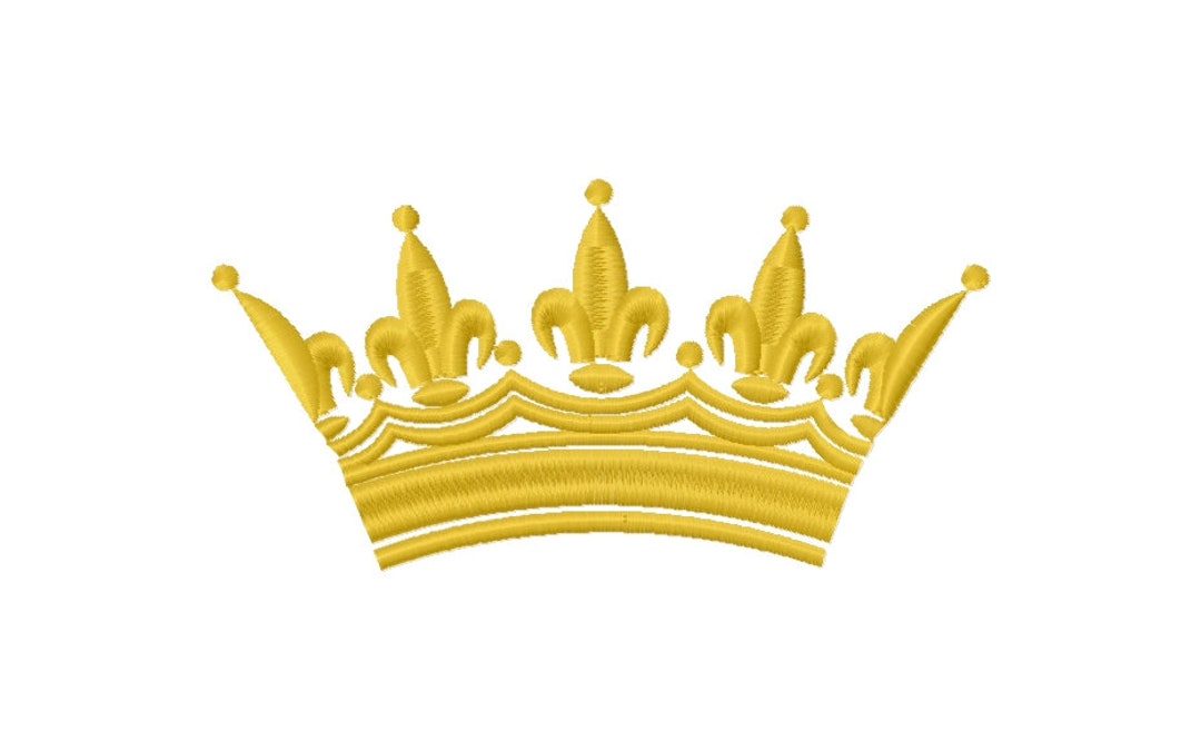 Classic Royal Crown - 9 Sizes Machine Embroidery Design. - Etsy