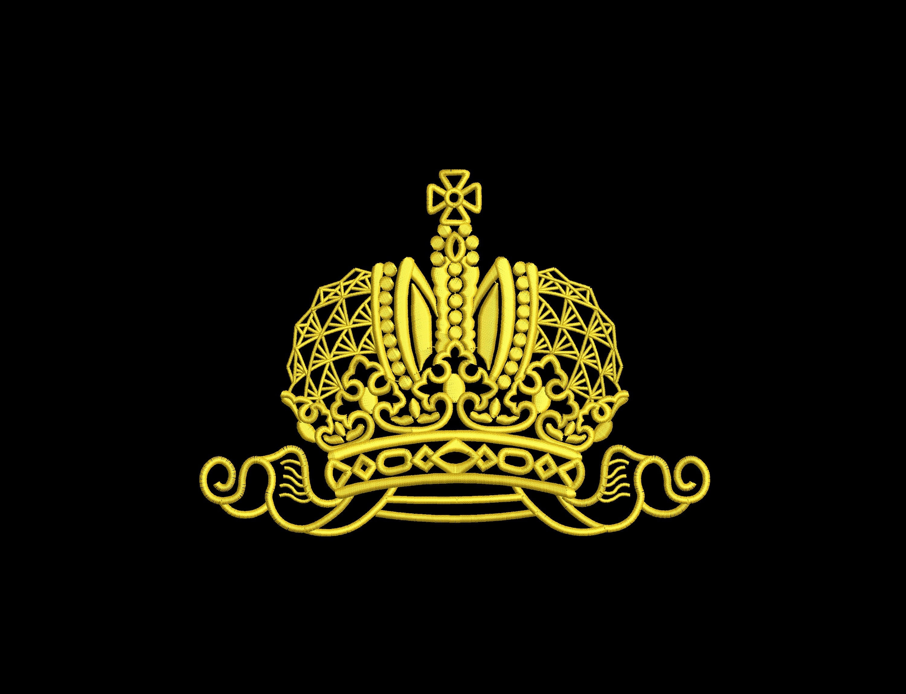 Royal Crown of the Monarch Machine Embroidery Design - Etsy