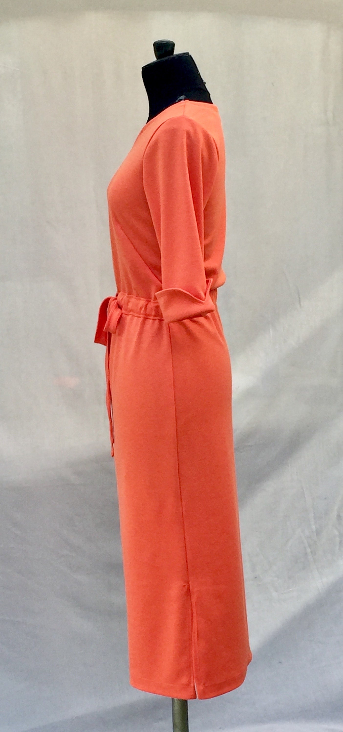 Robe orange en jersey Milano. - Etsy France