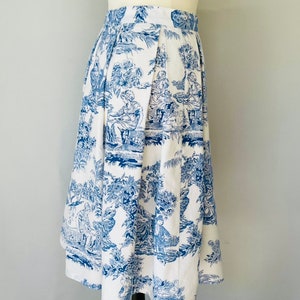 Toile De Jouy Skirt - Etsy