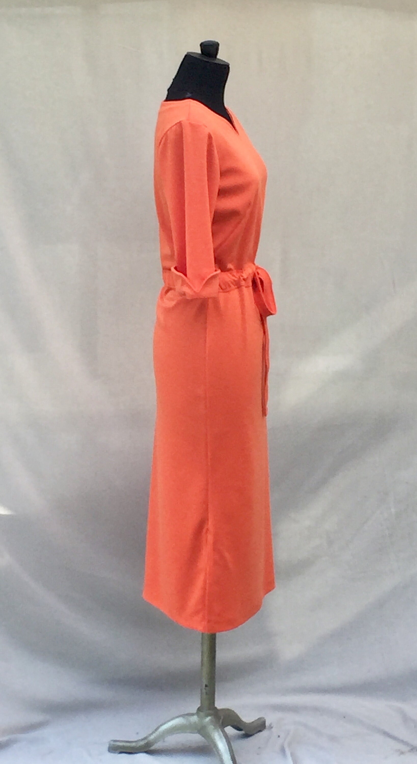 Robe orange en jersey Milano. - Etsy France