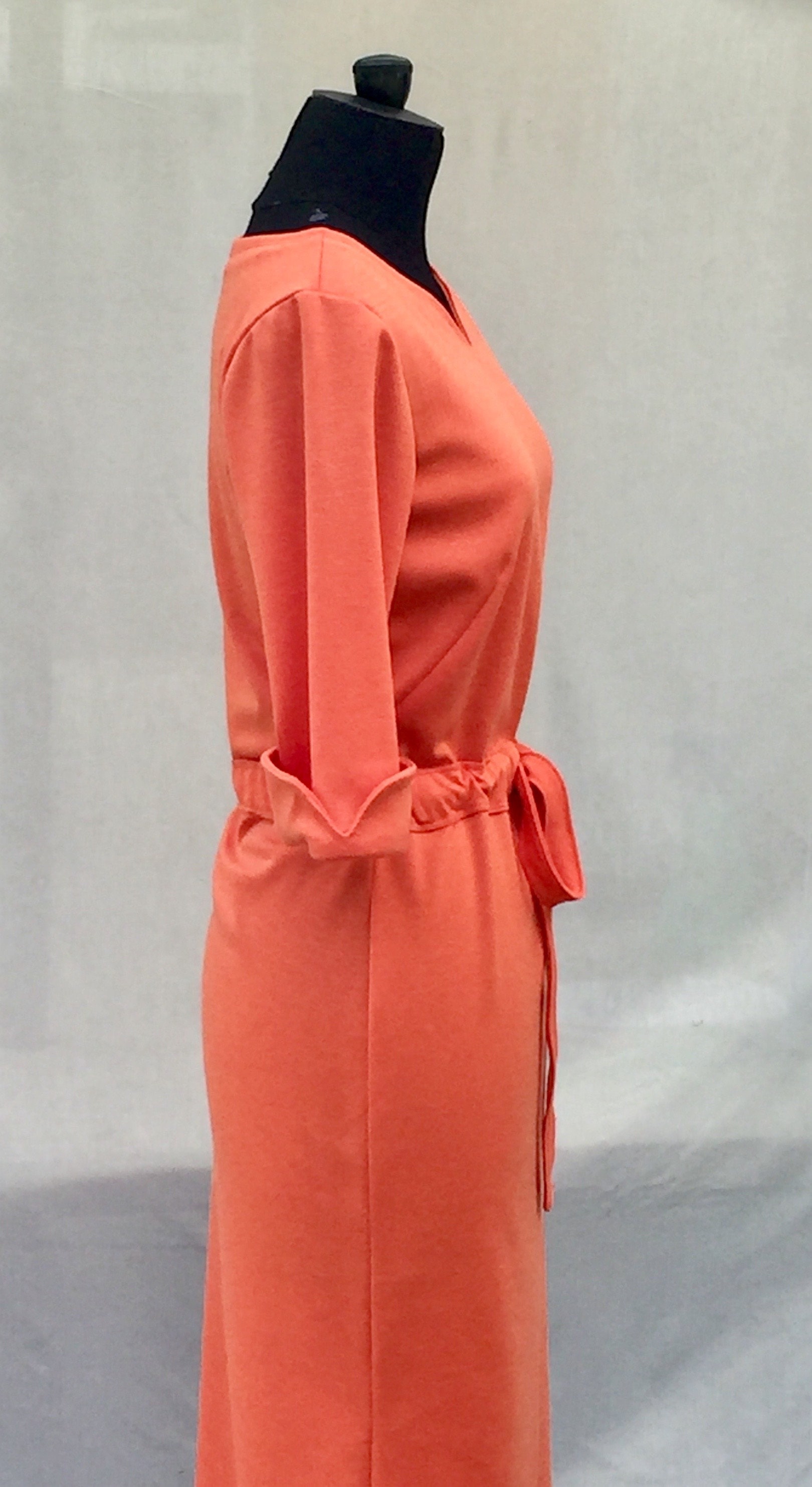 Robe orange en jersey Milano. - Etsy France