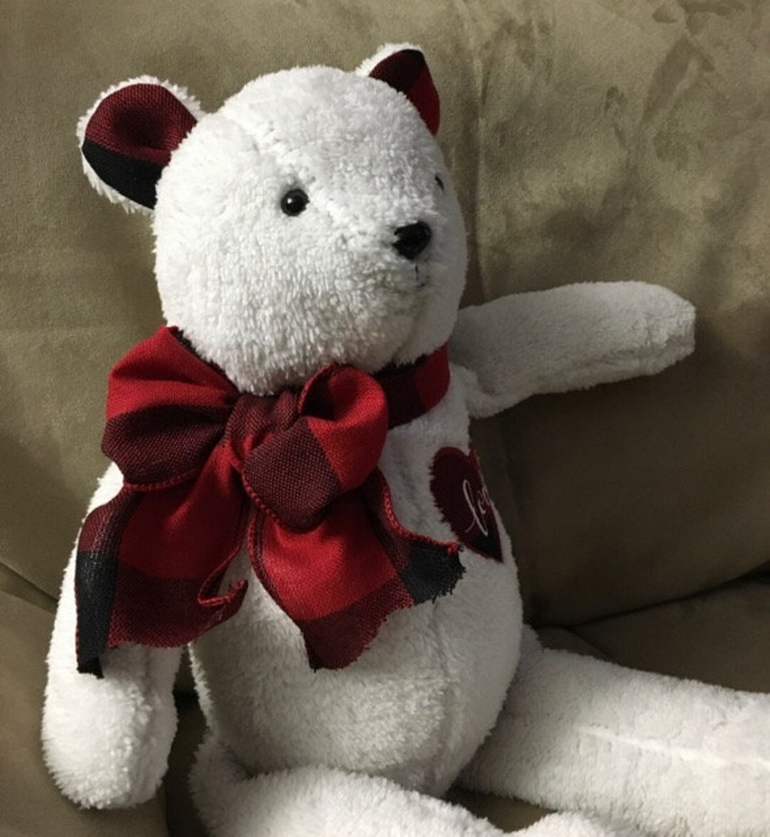 Keepsake Teddy Bear Made From Sherpa Faux Fur. A Great Gift for ...