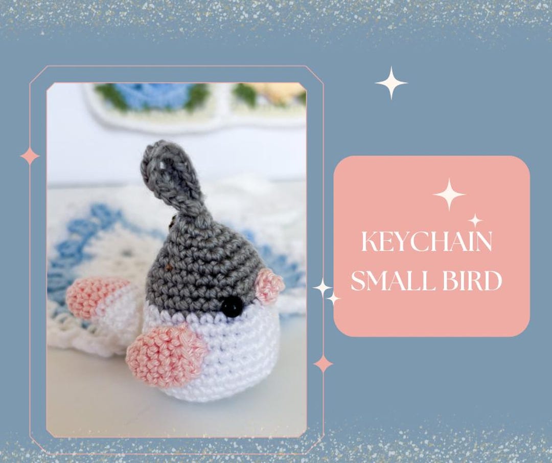 Little Bird Crochet Keychain Amigurumi - Etsy