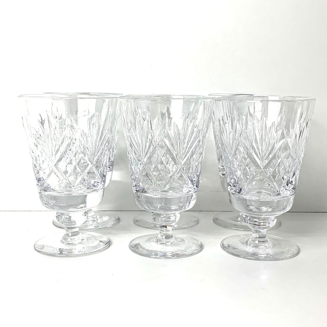 Vintage Mid-century Cumbria Crystal Claret Glasses - Etsy UK