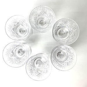 Vintage Mid-century Cumbria Crystal Claret Glasses - Etsy UK