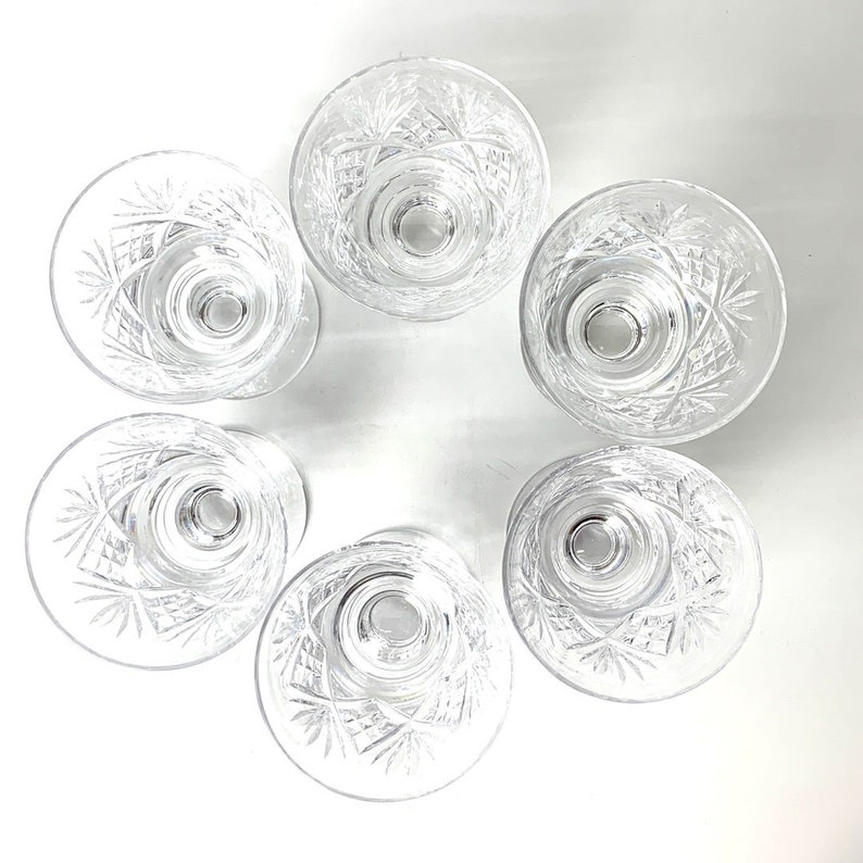 Vintage Mid-century Cumbria Crystal Claret Glasses - Etsy UK