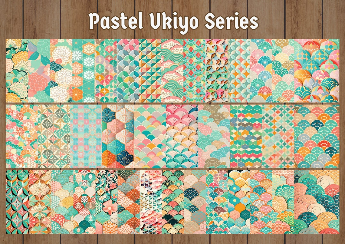 177 Pages of Gorgeous Japanese Patterned Paper. Elevate Your Crafting ...