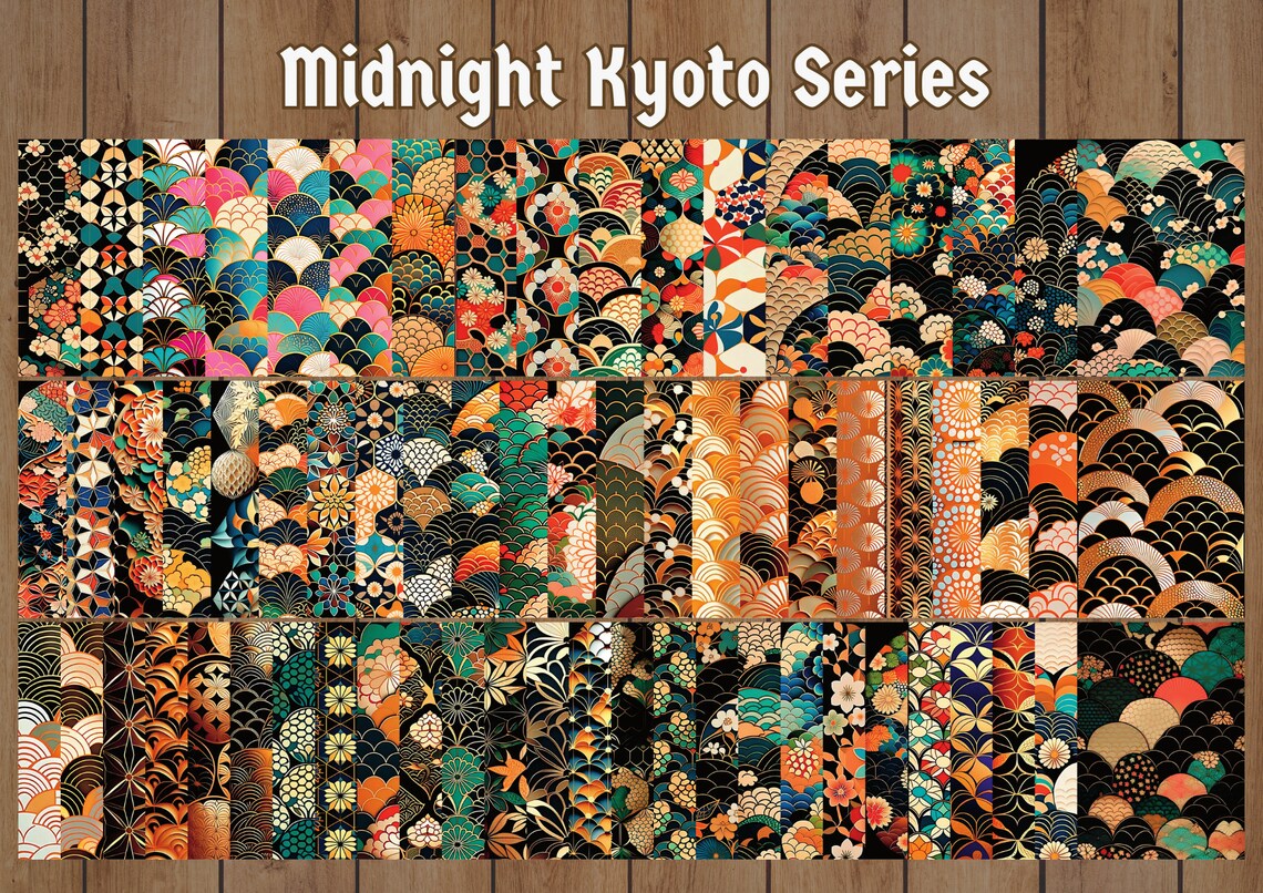 177 Pages of Gorgeous Japanese Patterned Paper. Elevate Your Crafting ...