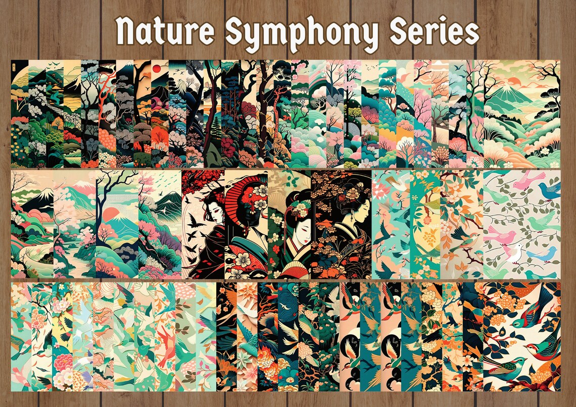 177 Pages of Gorgeous Japanese Patterned Paper. Elevate Your Crafting ...