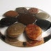 Epoxy Resin Coaster With Beach Pebbles Stone Beverage - Etsy
