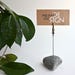 Stone Photo Clip Stand, Picture Clip Holder, Beach Pebble Art Memo Clip ...