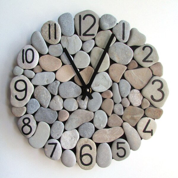 Stone Clock - Etsy