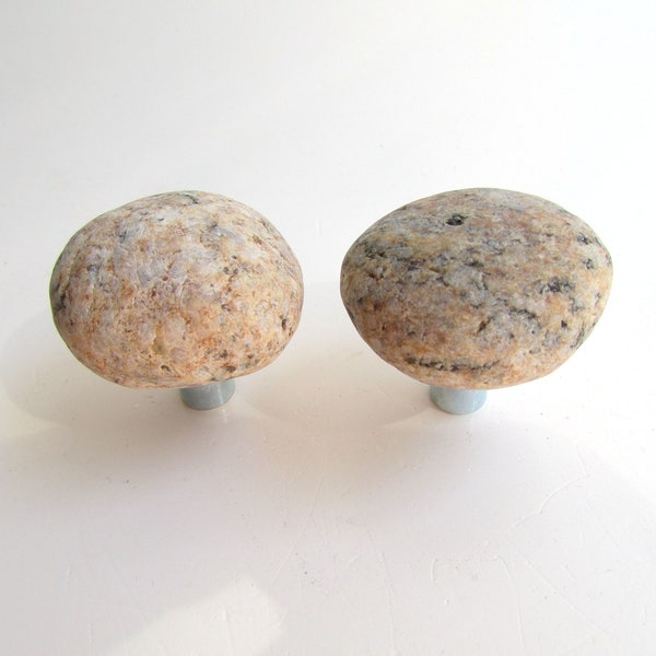Beach Stone Knobs - Etsy