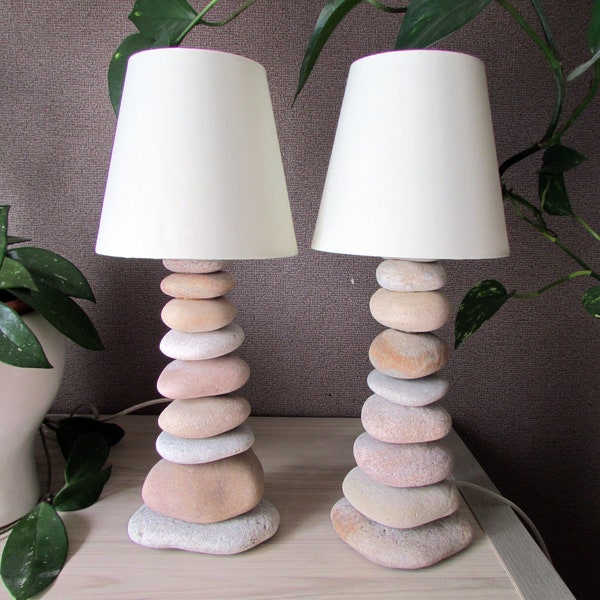 Stone Lamp - Etsy