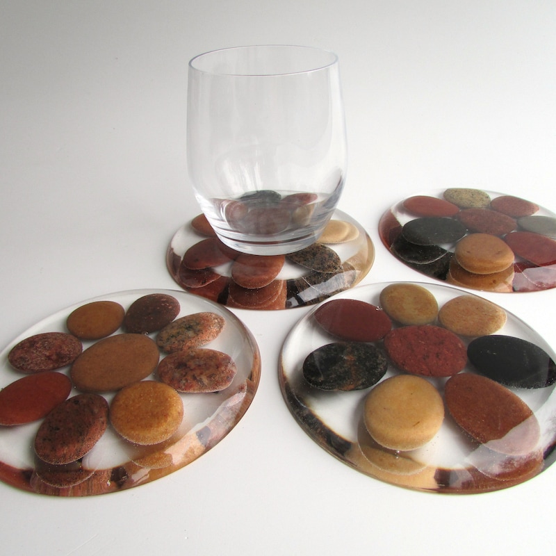 Stone Drink Coasters - Etsy