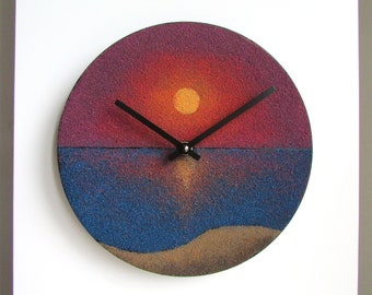 Sunset Wall Clock | Etsy
