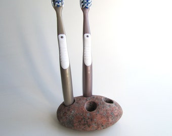Pebble Toothbrush Holder - Etsy