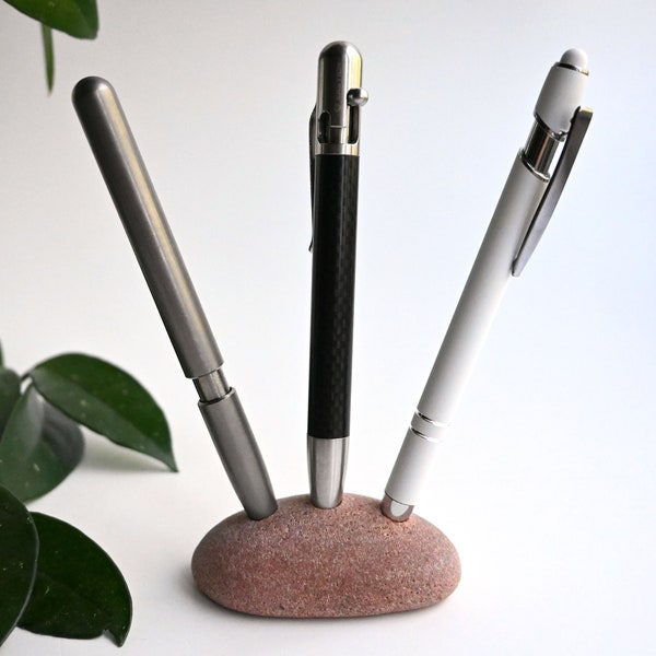 Stone Pen Holder - Etsy