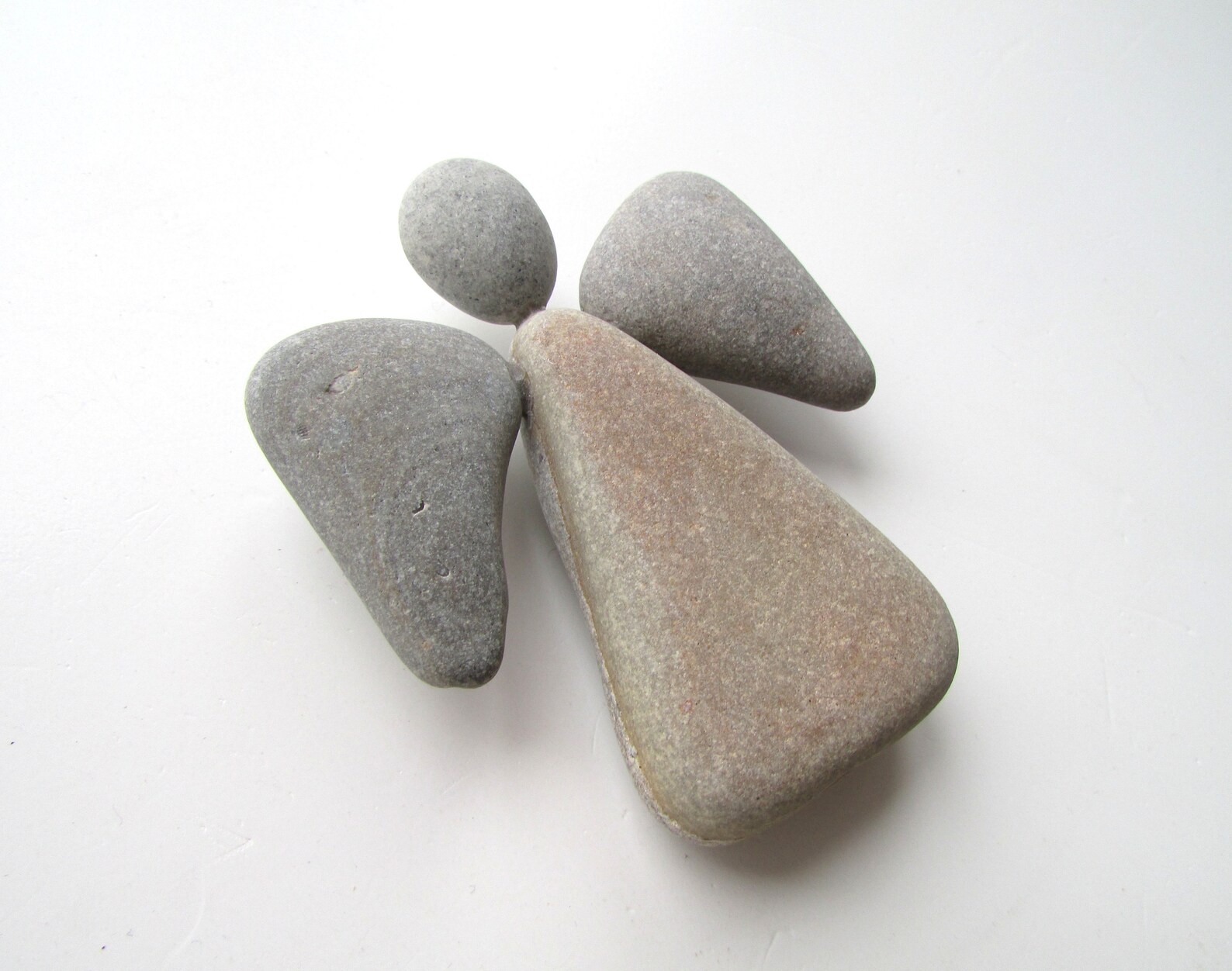 Angel Magnet Pebble Art Sea Stone Shape Fridge Magnet - Etsy