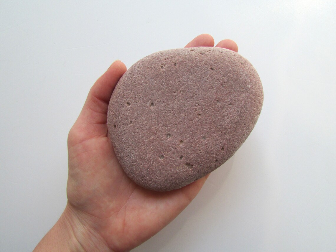 Stone Coaster 5 Flat Rock Cup Holder Beach Pebble Art - Etsy