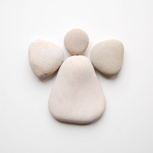 Angel Magnet, Pebble Art, Sea Stone Shape, Fridge Magnet, Guardian ...