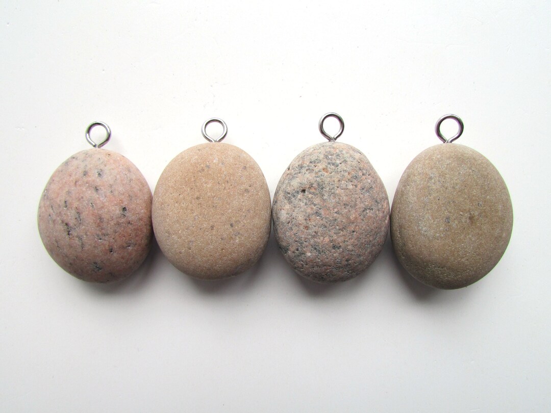 Hanging Stone Weights Coastal Stone Weights Natural Beach - Etsy