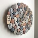 Stone Clock 10 Pebble Art Clock Stone Mosaic Wall - Etsy