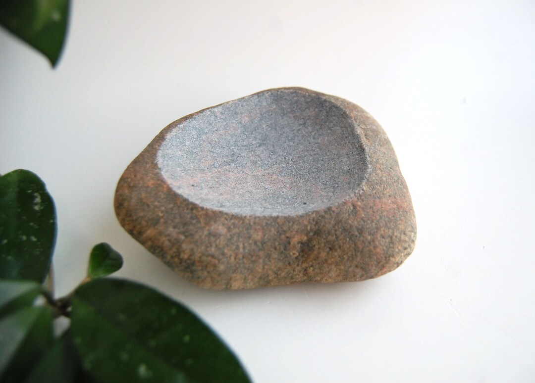 Stone Ashtray Solid Rock Ashtray Decorative Stone Tray - Etsy