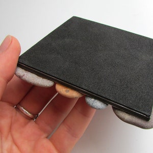 Pebble Coaster, Stone Mosaic Coaster, Coastal Beverage Coaster, Drink ...