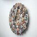 Stone Clock 10 Pebble Art Clock Stone Mosaic Wall - Etsy