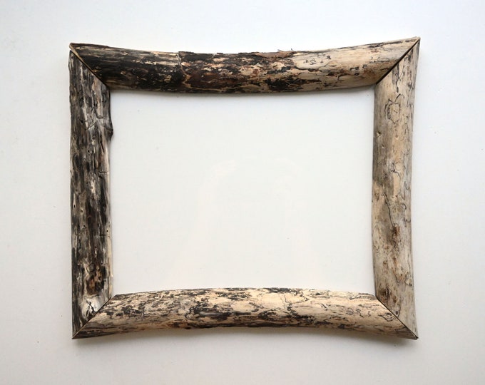 Driftwood Frame 8x10, Rustic Wood Picture Frame, Hanging Photo Display, Driftwood Art Coastal ...