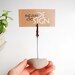 Stone Photo Clip Stand, Picture Clip Holder, Beach Pebble Art Memo Clip ...