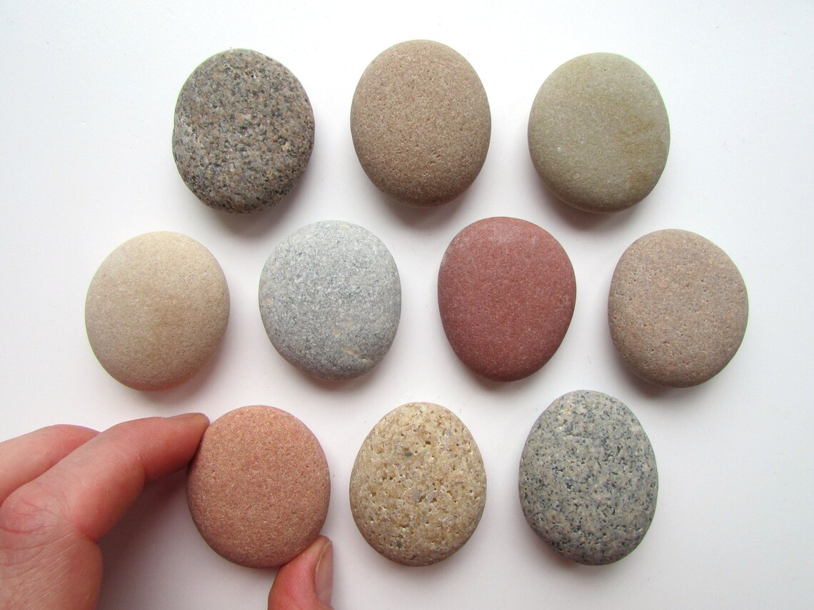 10 Pebble Magnets Stone Note Magnets Creative Memo Magnets - Etsy