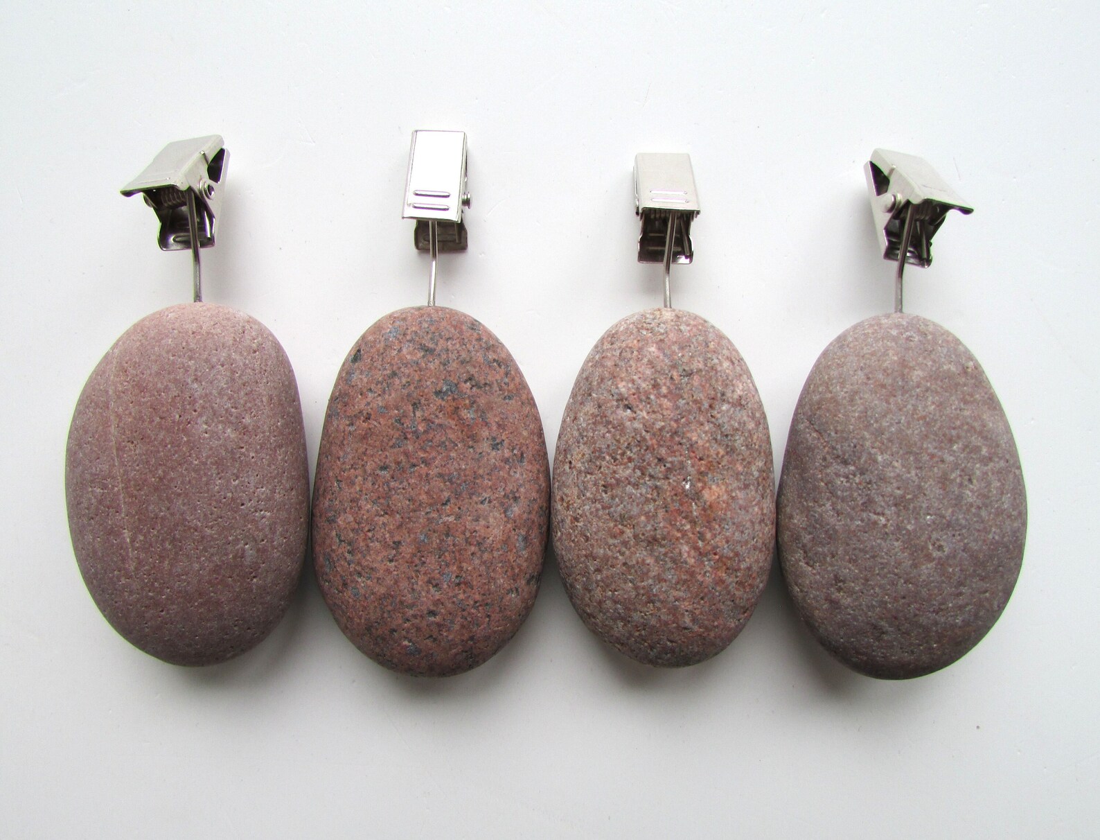 Stone Tablecloth Weights Coastal Tablecloth Clips Natural - Etsy