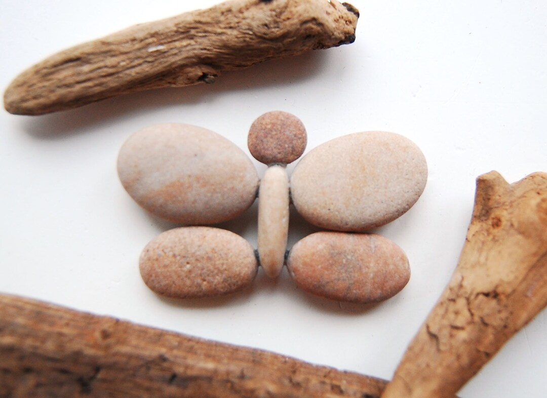Stone Dragonfly Magnet, Pebble Art, Sea Stone Shape, Fridge Magnet ...