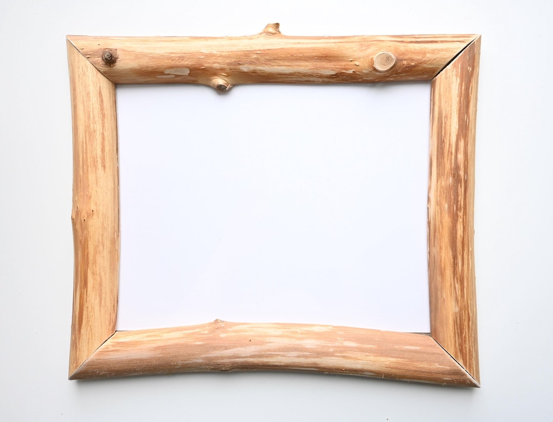 Wooden Frame 8x10", Rustic Wood Picture Frame, Hanging Photo Display ...