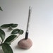 Stone Pen Holder Heavy Stone Pen Stand Coastal Office Decor - Etsy
