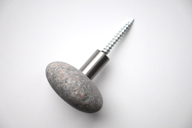 Stainless Steel Stone Wall Hooks, Bathroom Wall Hooks, Beach Pebble ...