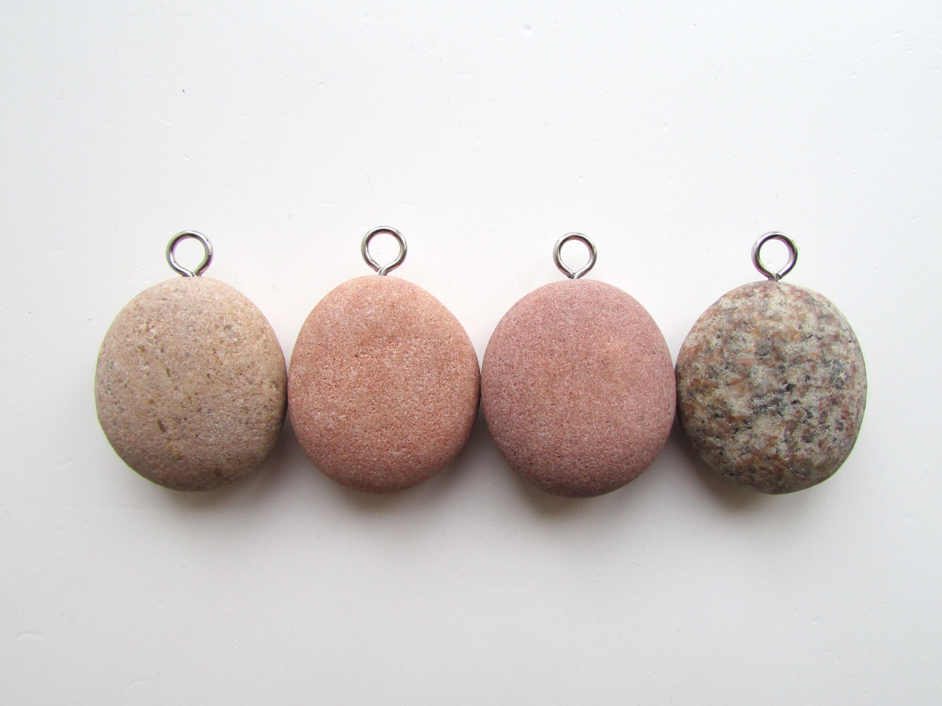 Hanging Stone Weights Coastal Stone Weights Natural Beach | Etsy