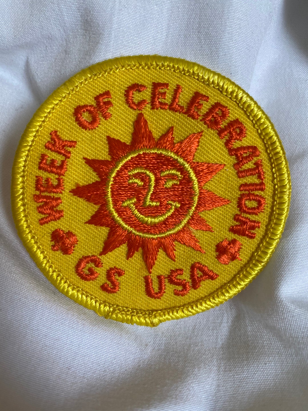 Vintage Girl Scout Patch Week of Celebration USA - Etsy