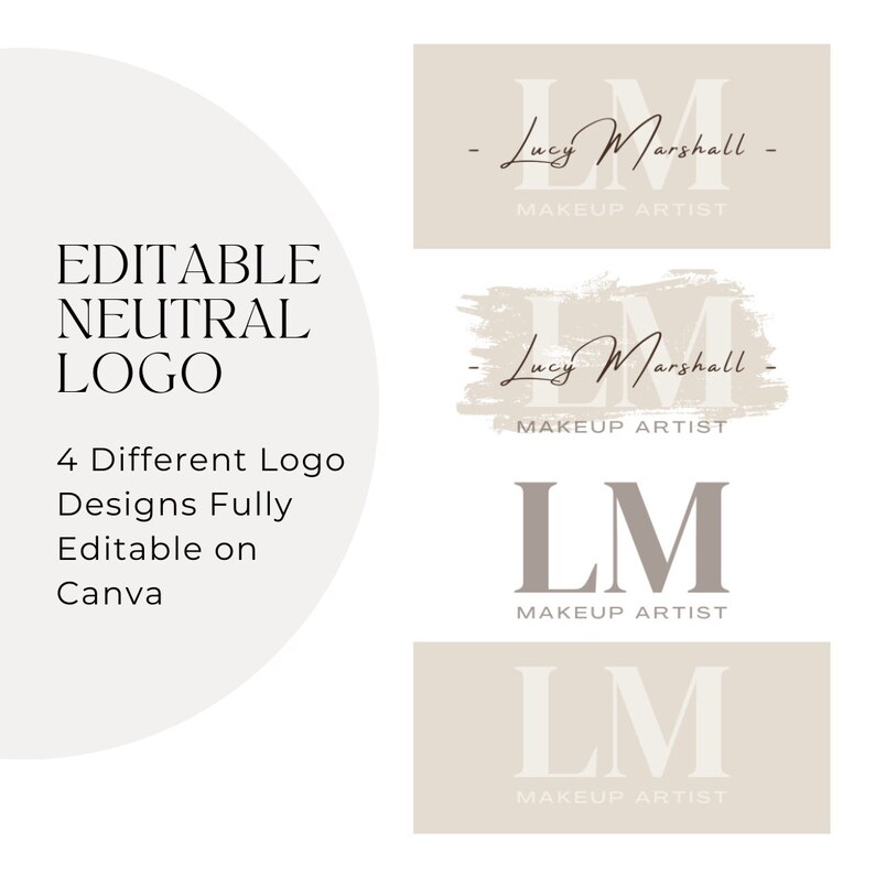 Editable Logo Photography Logo Script Logo Customised Logo - Etsy