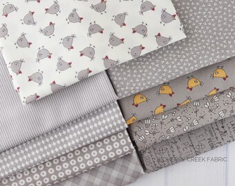 Spring Chicken Fabric | Etsy