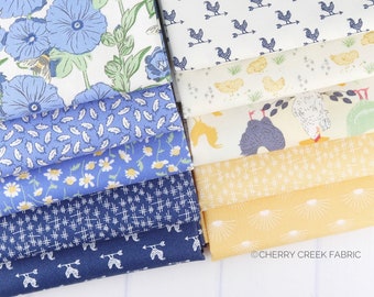 Moda Chicken Fabric | Etsy