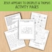 Joseph & the Colorful Coat Activity Pages, Joseph Sold Into Slavery ...
