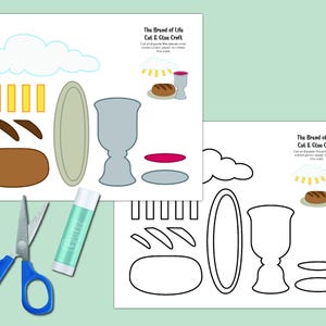 Communion Craft, Bread of Life Activity, John 6:35, Sunday School or ...