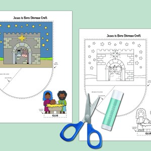 Jesus' Birth Diorama, Angels Visit the Shepherd Dioramas, Bible Story ...